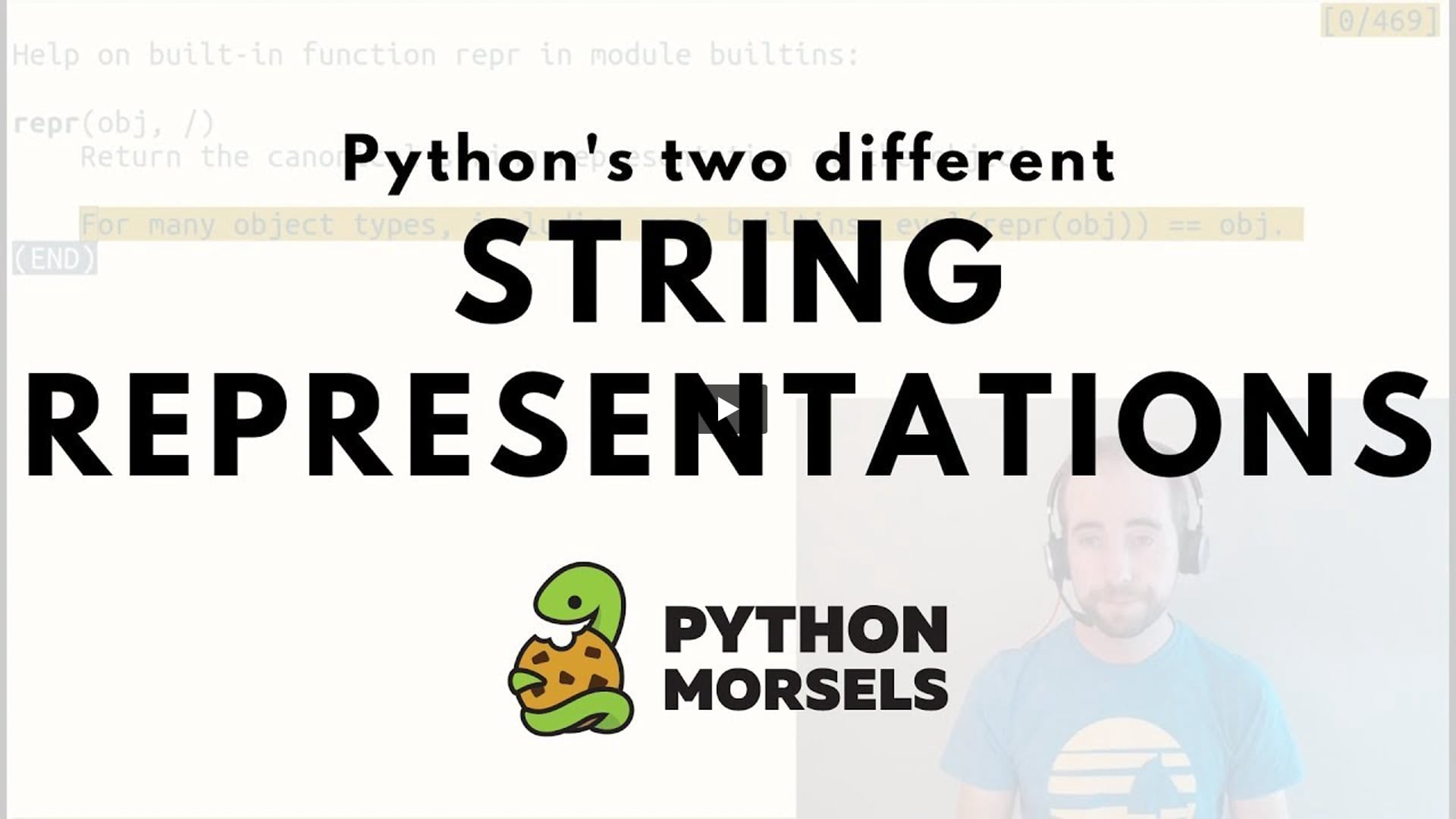 Python's 2 different string representations - Python Morsels