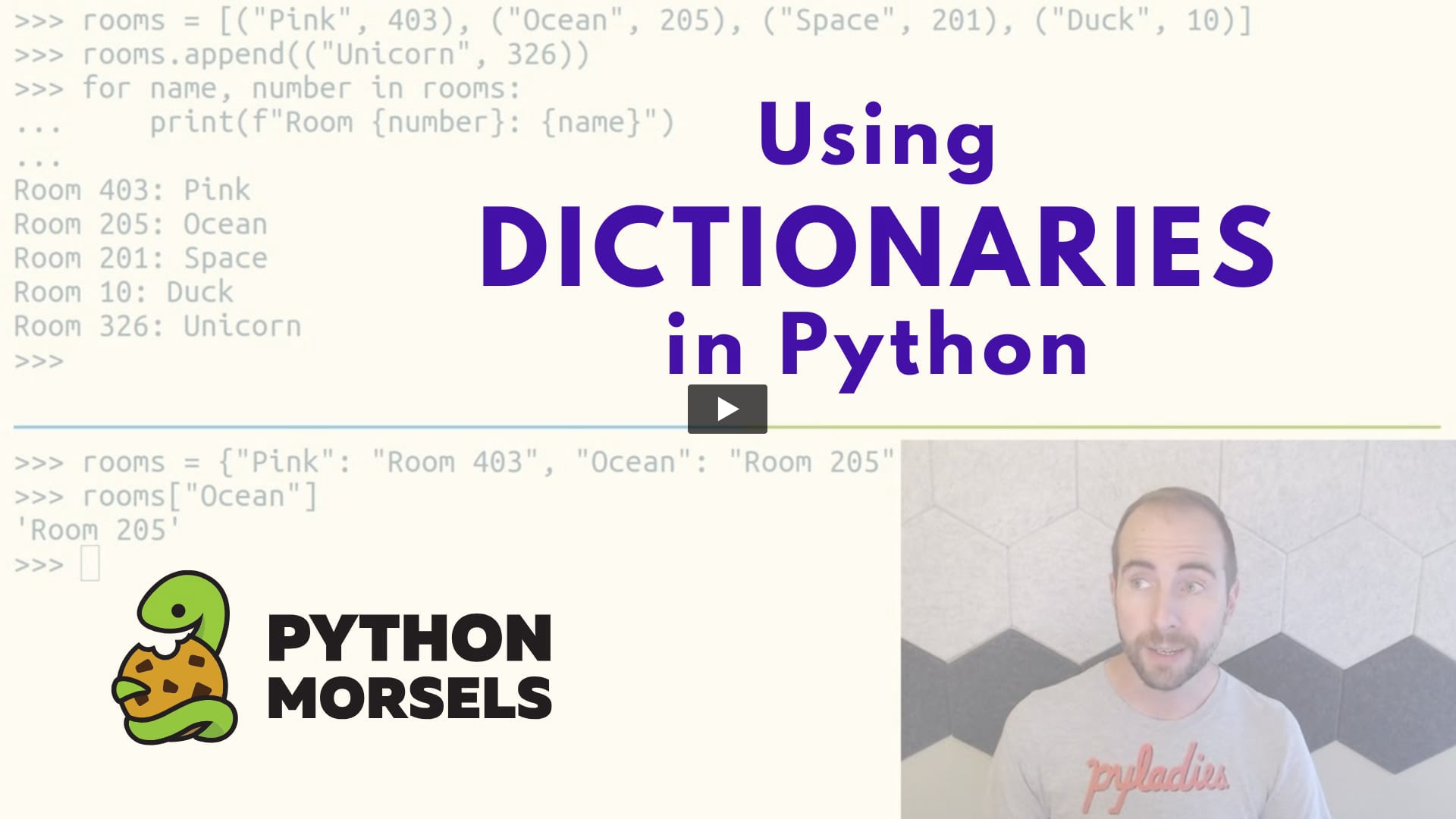 Using dictionaries in Python - Python Morsels