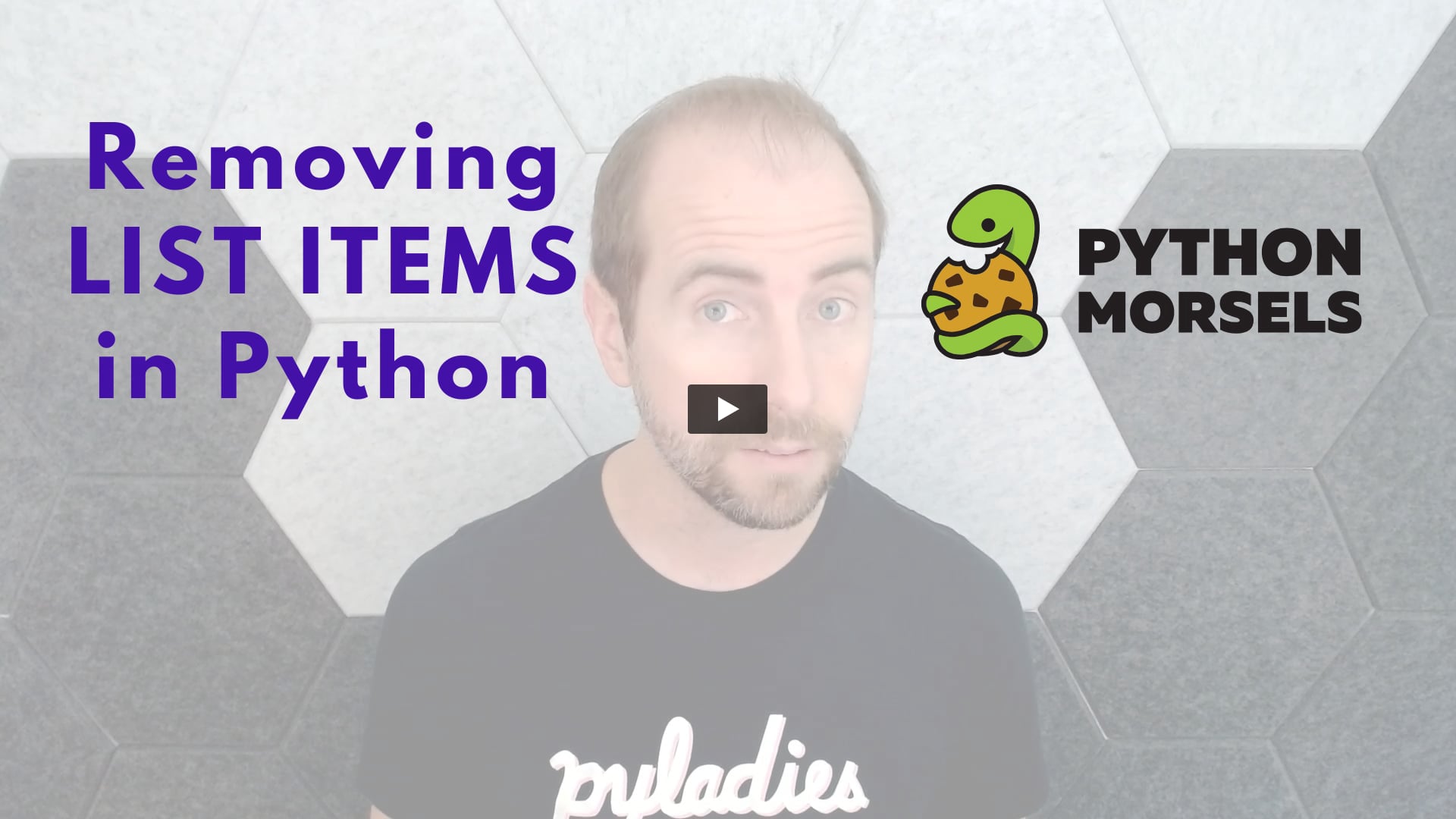 Removing list items - Python Morsels